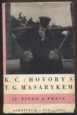 ČAPEK, KAREL: HOVORY S T. G. MASARYKEM. - 1931. – Antikvariát Pražský Almanach