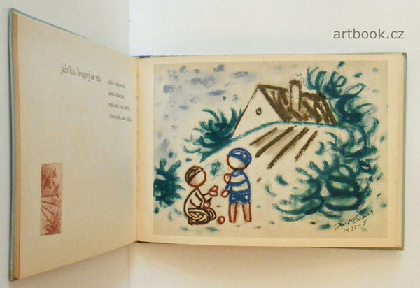 Čapek - HRUBÍN; JOSEF: MODRÉ NEBE. - 1948. 1. vyd. Ilustrace JOSEF ...