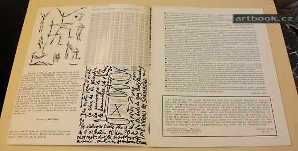 LETTRISME & HYPERGRAPHIE. - 1964. – Antikvariát Pražský Almanach